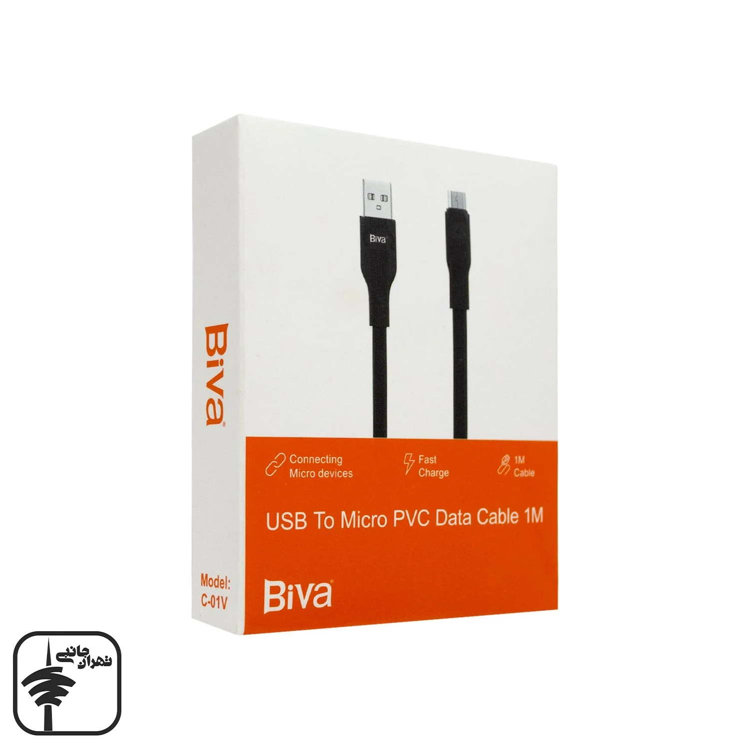 خرید عمده کابل میکرو Biva مدل C-01V + پخش با قیمت مناسب | تهران جانبی